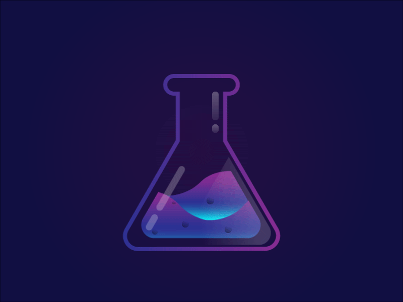 Animated Science Beaker